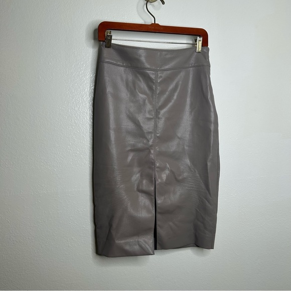 Aritzia | Skirts | Aritzia Babaton Faux Leather Pencil Skirt 4 | Poshmark